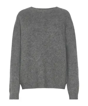 Max Mara Crew Neck Knitted Sweater - Dark Gray