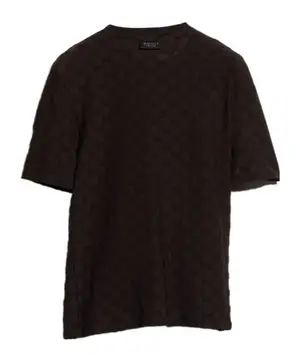 Gucci Gg Stretch Jersey T-shirt - Dark Brown