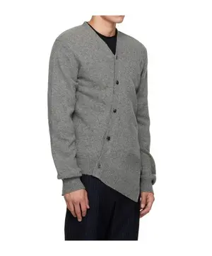 Comme Des Garçons Long-sleeve Knit Cardigan
