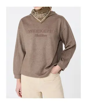 Max Mara Jersey Hooded Sweatshirt