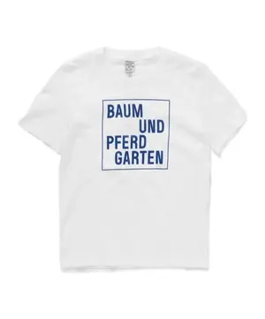 Baum Und Pferdgarten Graphic Print T-shirt - White