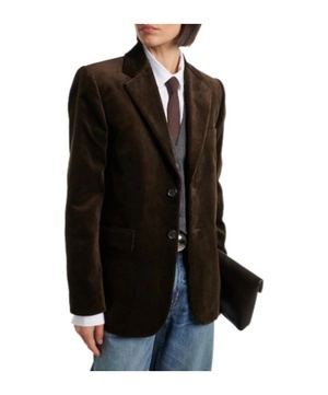 NILI LOTAN Romain Cotton Corduroy Jacket