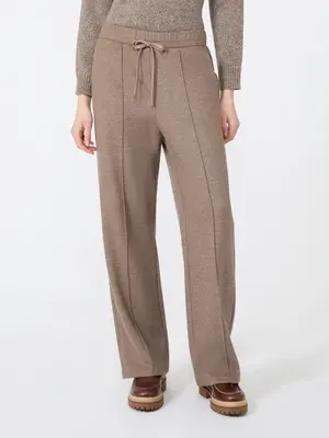 Max Mara Tenda Wide-leg Jersey Pants