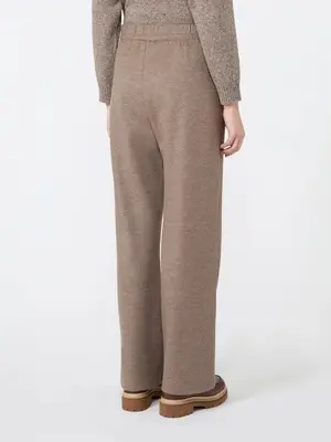 Max Mara Tenda Wide-leg Jersey Pants