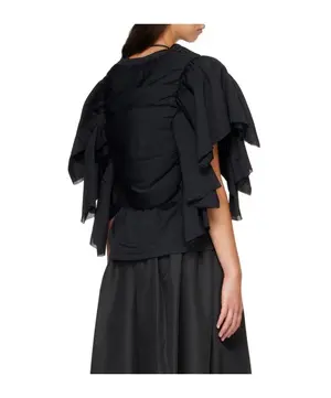 Comme Des Garçons Pleated Top