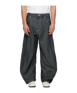 Comme Des Garçons Belt-loop Jeans - Black