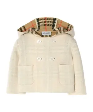 Burberry Reversible Check Wool Cashmere Duffle Coat