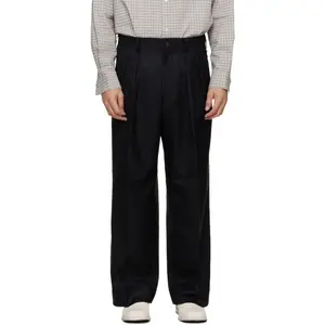 Comme Des Garçons Trousers With Belt Loops - Black