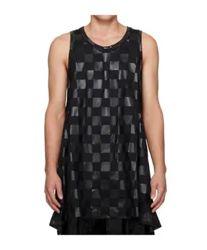 Comme Des Garçons Crew-neck Tank Top - Black