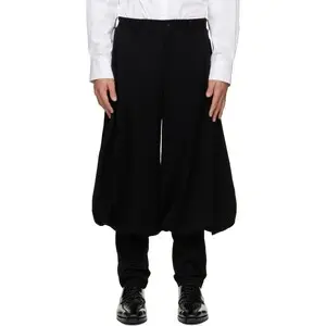 Comme Des Garçons Trousers With Belt Loops