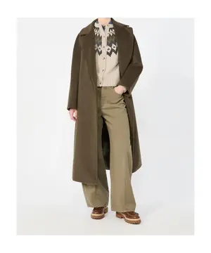 Max Mara Wool And Alpaca Teddy Coat - Khaki