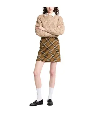 Burberry Mini Skirts - Brown