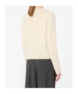 Max Mara Wool And Cashmere Yarn Cardigan Ice