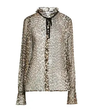 GANNI Patterned Shirts Blouses - No