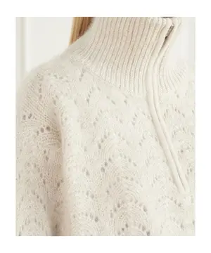 FRAME Ribbed-knit Zip-up Sweater
