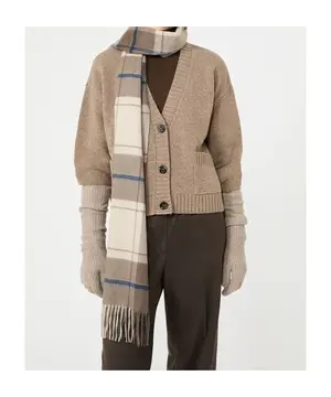 Max Mara Cropped Pocket Cardigan - Hazelnut Brown