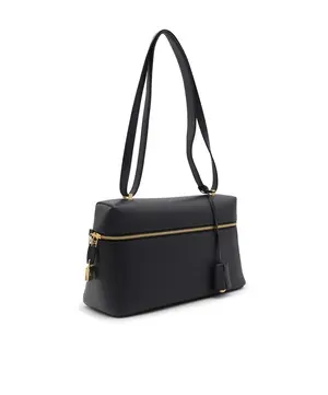 Loro Piana Zippered Shoulder Bag - Black