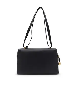 Loro Piana Zippered Shoulder Bag - Black