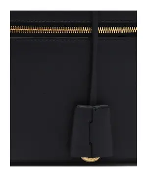 Loro Piana Zippered Shoulder Bag - Black