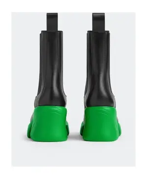 Bottega Veneta Logo Chelsea Short Boots