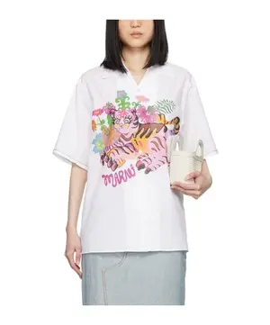 Marni Funky Flowersd Short-sleeved Shirt