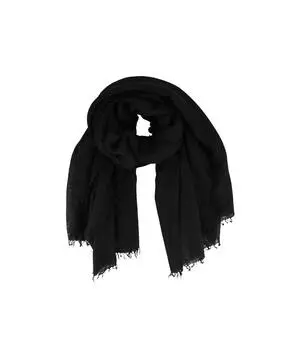 Faliero Sarti Enrica Fringed Scarf - Black