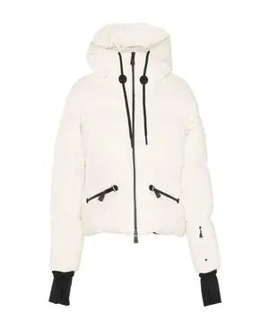Moncler Allesaz Matte Padded Bomber Jacket - White