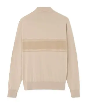 Loro Piana St. Andrews Polo Sweater - Nude