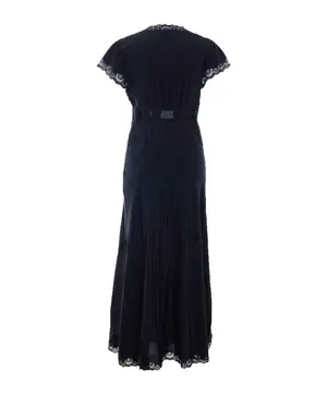 Rixo Marlice Lace Trim Maxi Dress