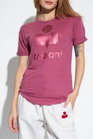 Isabel Marant Étoile Koldi Logo Printed T-shirt