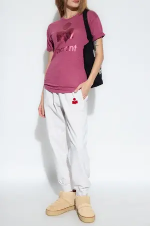 Isabel Marant Étoile Koldi Logo Printed T-shirt