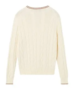 Loro Piana Augusta V-neck - White/kummel