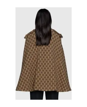 Gucci Gg Wool Cape