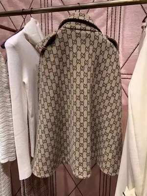 Gucci Gg Wool Cape
