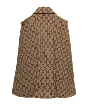 Gucci Gg Wool Cape