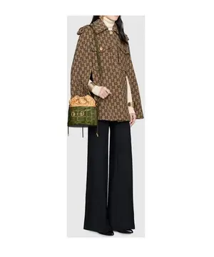 Gucci Gg Wool Cape