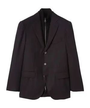 Loro Piana Single-breasted Long-sleeved Cashmere Blazer