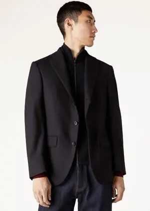 Loro Piana Single-breasted Long-sleeved Cashmere Blazer