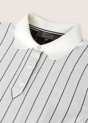Loro Piana Striped Wool Polo Shirt