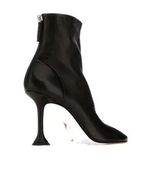 Amina Muaddi Pointed-toe Ankle Boots
