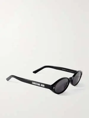 Dior Diorpacific R1i Oval Frame Sunglasses - Black