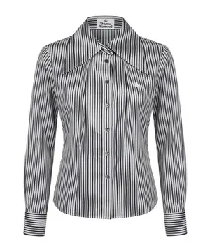 VIVIENNE WESTWOOD Twill Shirt - Shadow Stripe