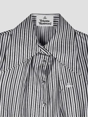 VIVIENNE WESTWOOD Twill Shirt - Shadow Stripe