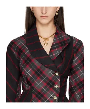 VIVIENNE WESTWOOD Della Heart Drop Earrings