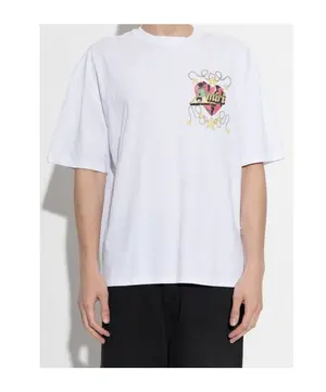 Amiri Logo Printed Crewneck T-shirt