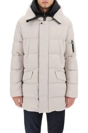MOORER Davide Hooded Padded Coat