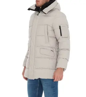 MOORER Davide Hooded Padded Coat