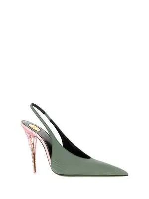 Saint Laurent Loredana 110 Slingback Heeled Pumps