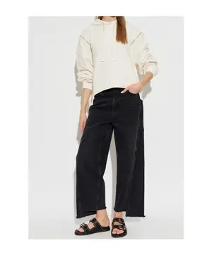 ALLSAINTS Ciara Zip Detail Hoodie - Off White