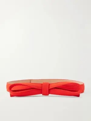 Carolina Herrera Ribbon-detailed Wool Belt - Red